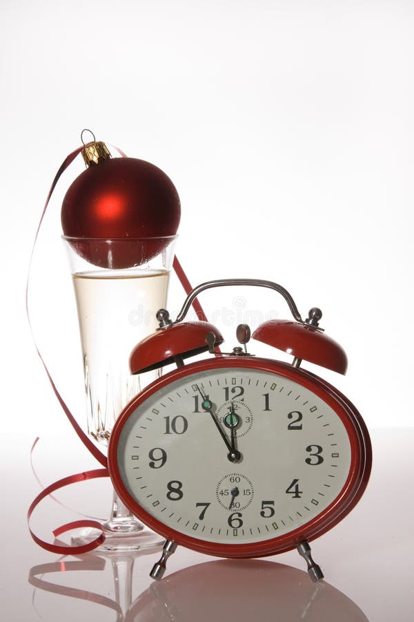 New Years Eve - Clock Counting Down Stock Photo - Image of celebrate ...