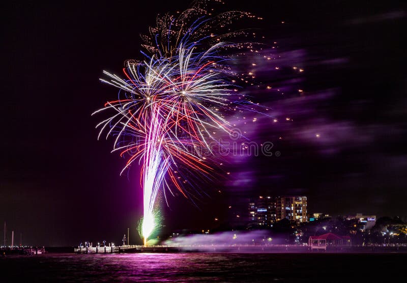 Redcliffe Firewoks Stock Photos - Free & Royalty-Free Stock Photos from ...