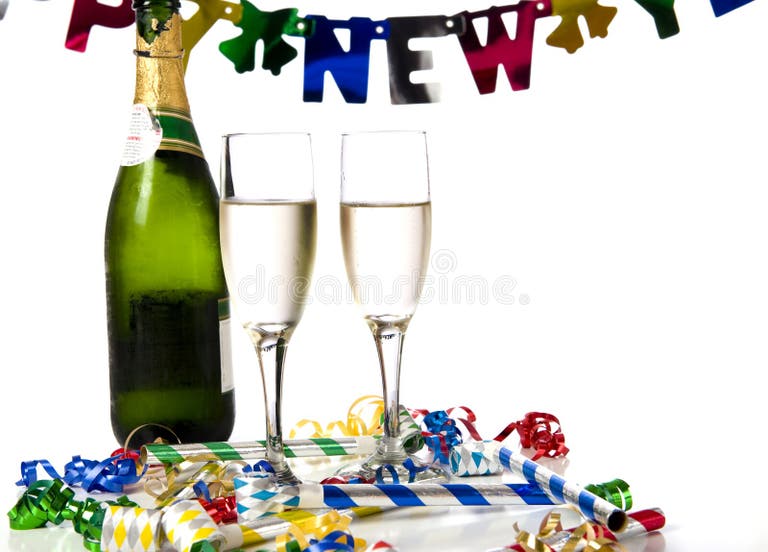 3,933 New Years Champagne And Glasses And Party Stock Photos - Free ...
