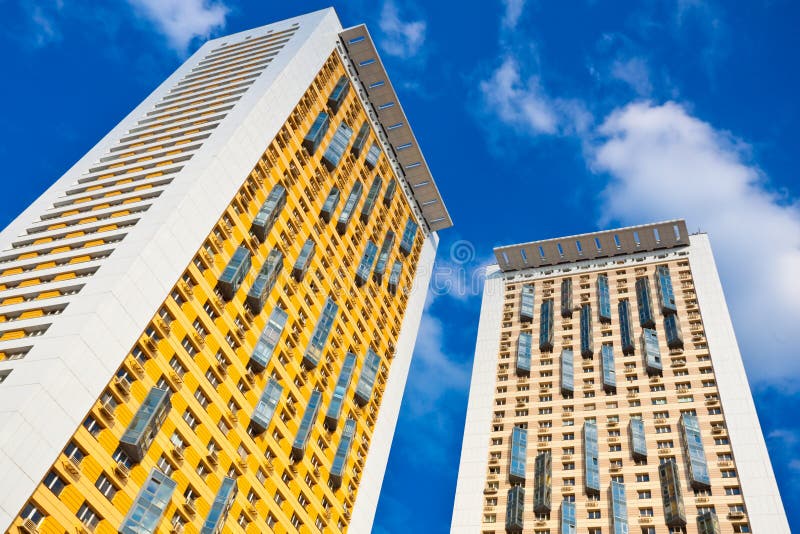 Skyscraper buildings stock image. Image of rise, angle - 15280009