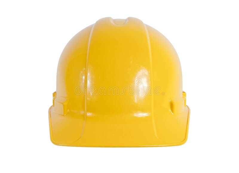 New Yellow Hard Hat stock photo. Image of isolated, equipment - 19076678