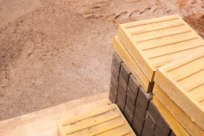 Detectible Warning Pavers Stock Photos - Free & Royalty-Free Stock ...