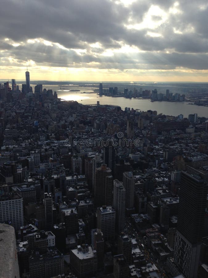New York stock image. Image of newyork, river, birdseyeview - 95693493