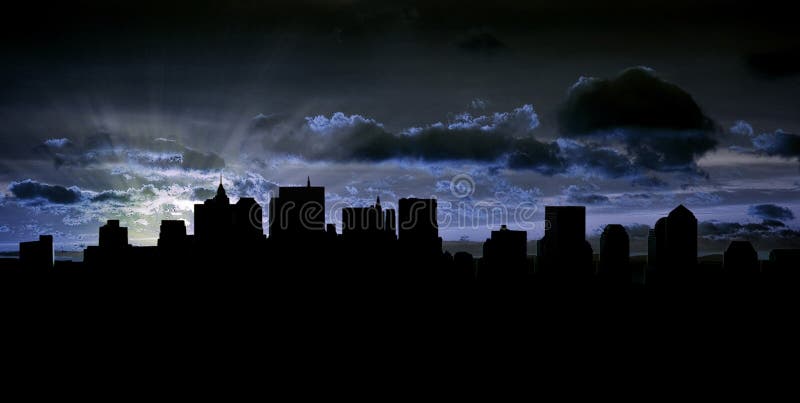 Apocalypse in the city stock image. Image of background - 14749419