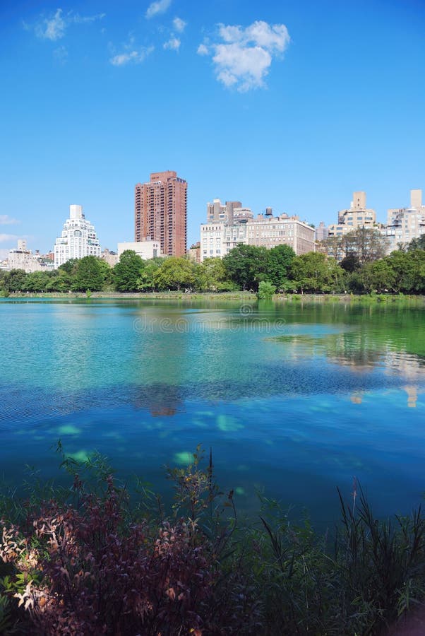 Central Park Lake stock image. Image of liberty, park - 11546945
