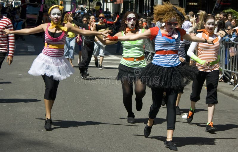 New York City Dance Parade editorial photo. Image of dancers - 24854116