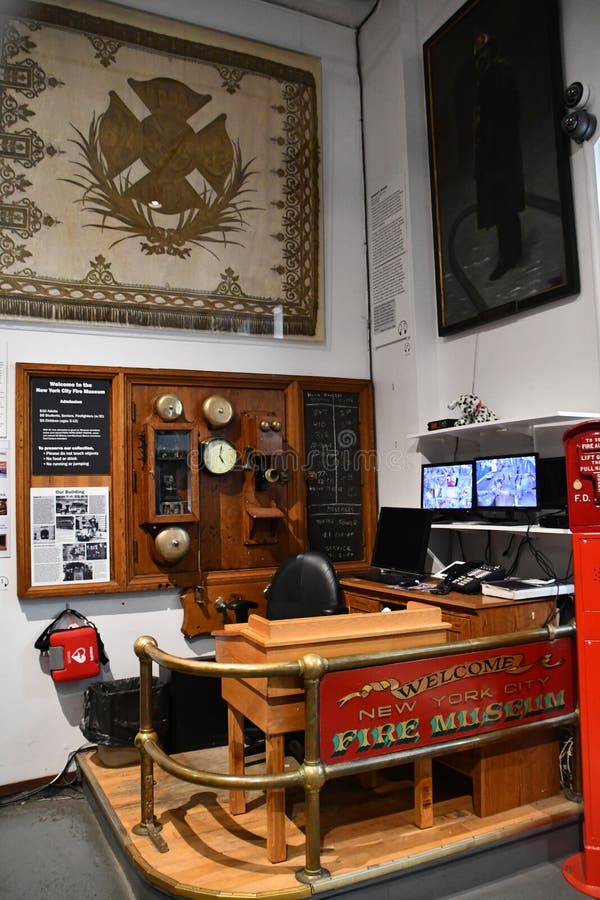 New York City Fire Museum in Manhattan Editorial Image - Image of ...