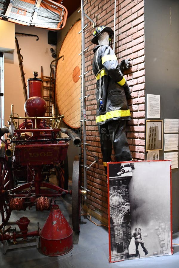 New York City Fire Museum in Manhattan Editorial Stock Photo - Image of ...