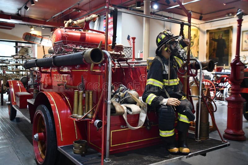 New York City Fire Museum in Manhattan Editorial Stock Photo - Image of ...