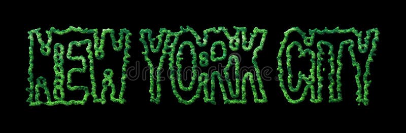 New York City Forest, New York City Urban Canopy Stock Illustration ...