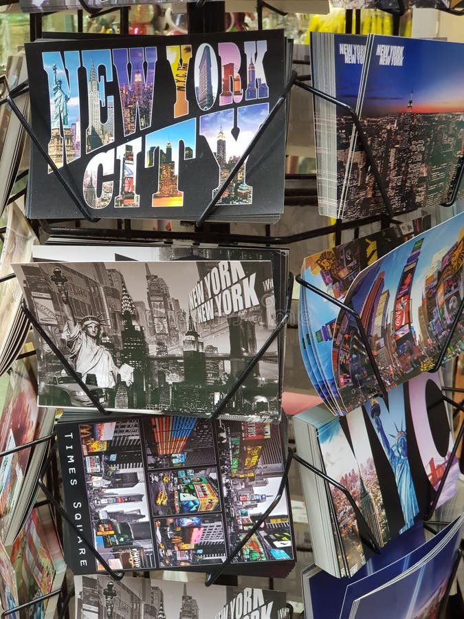 New York city postcards editorial photography. Image of street - 154808152