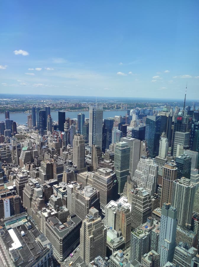 New York City City Scape from Highest Building in City Editorial Photo ...