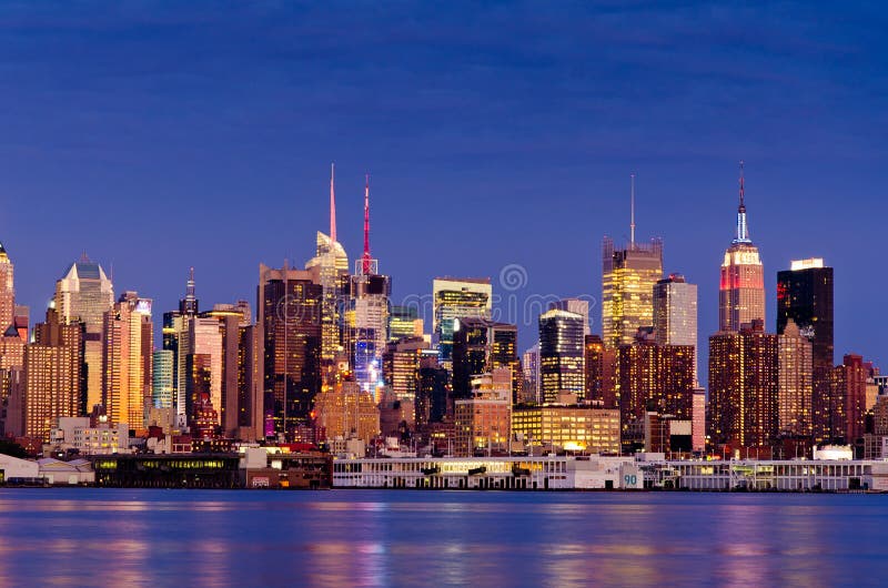 New York City skyline stock image. Image of york, business - 20402847