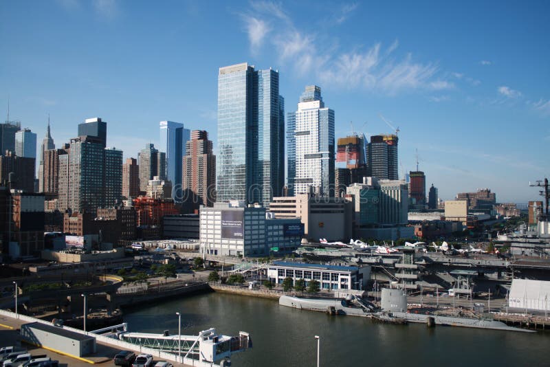 New York City Skyline West Side 2017 8 Editorial Stock Photo - Image of ...