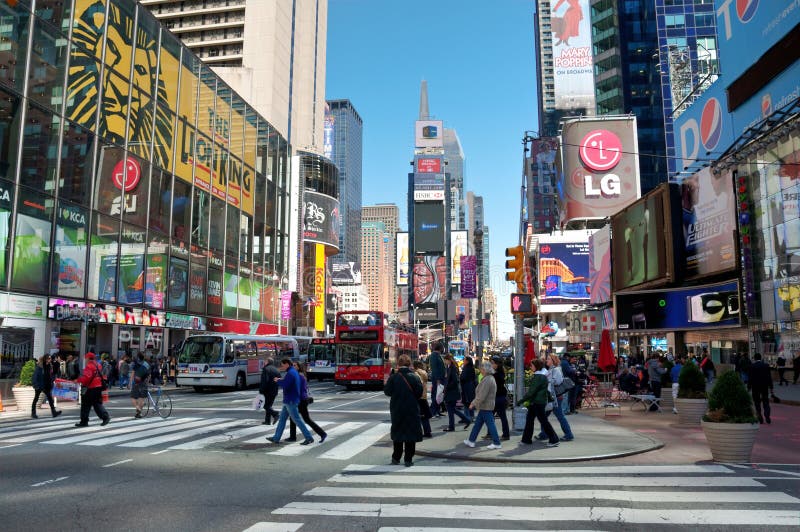 New york city times square editorial image. Image of lamp - 13577930