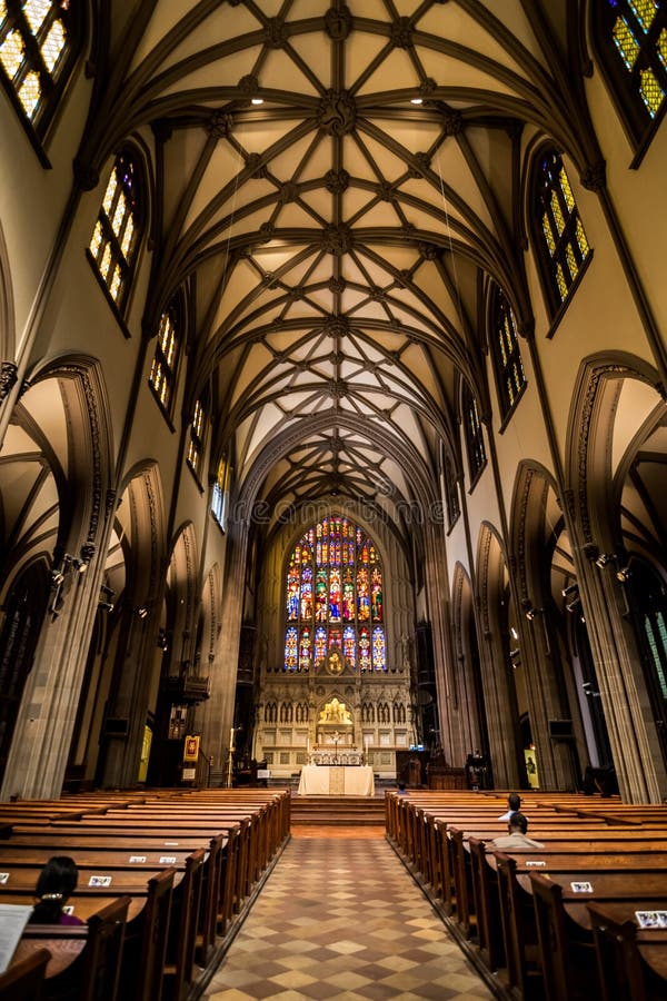 New York City Trinity Church Editorial Stock Photo - Image of ...