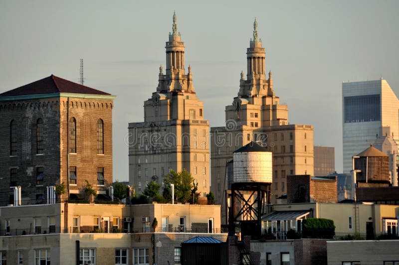 New York City: West Side View Stock Image - Image of water, luxury ...