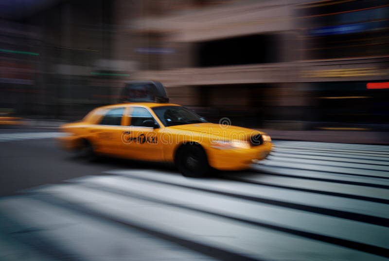 New York City Yellow Cab editorial stock photo. Image of city - 12356443