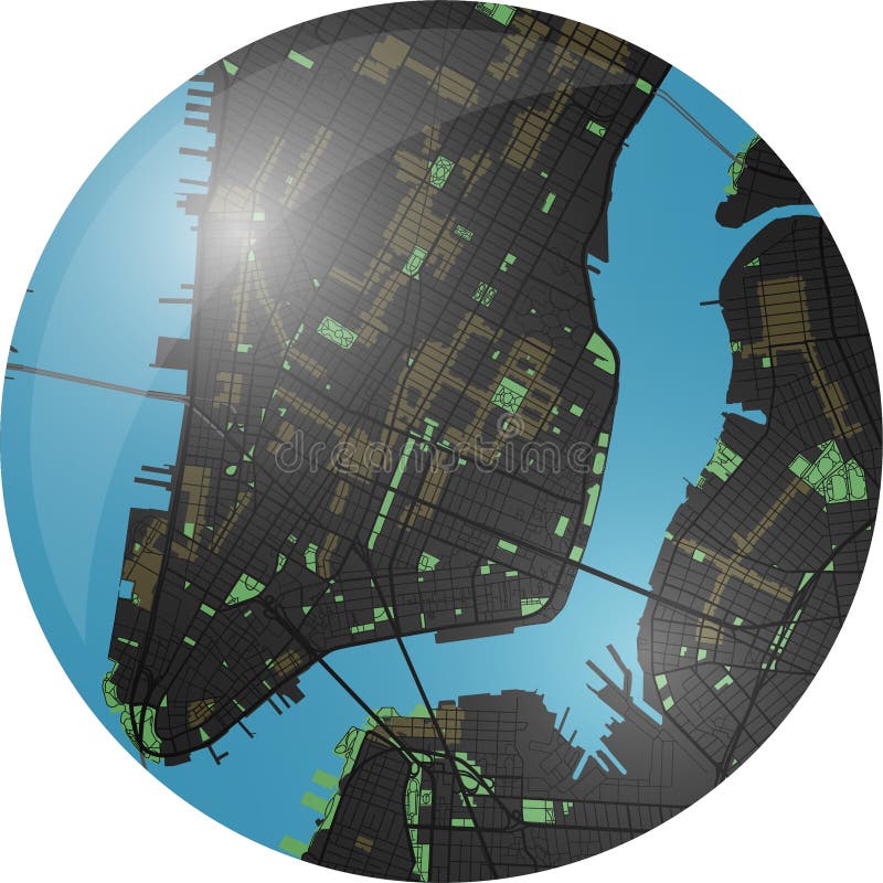 Gps Map New York Stock Illustrations – 195 Gps Map New York Stock ...