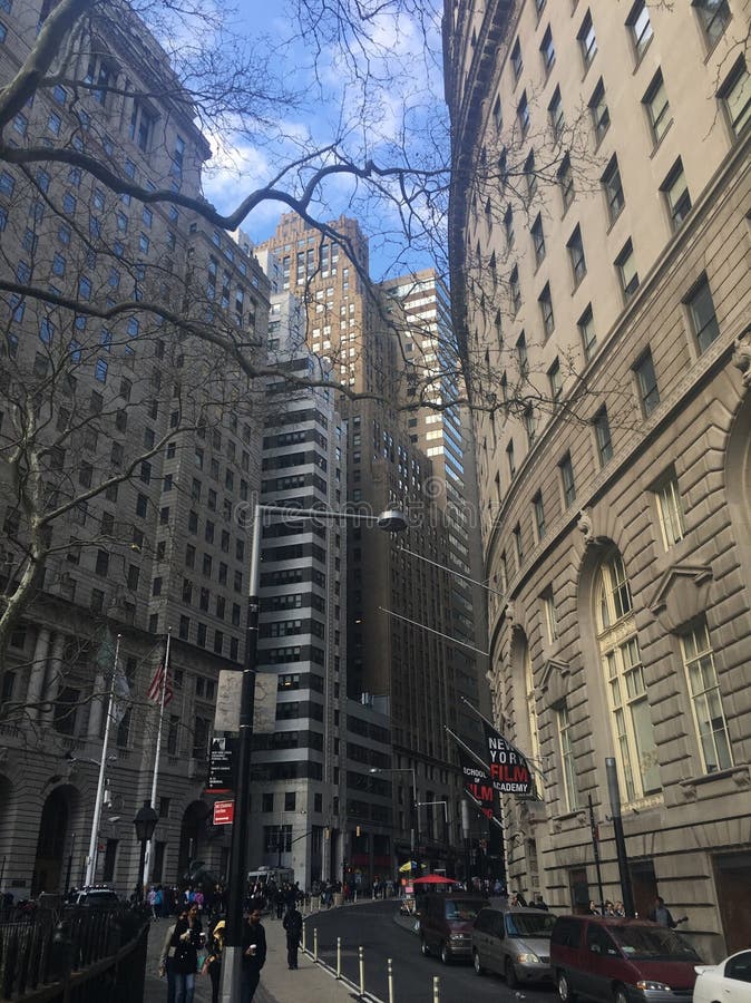 New York Financial District Editorial Photo - Image of decoration ...