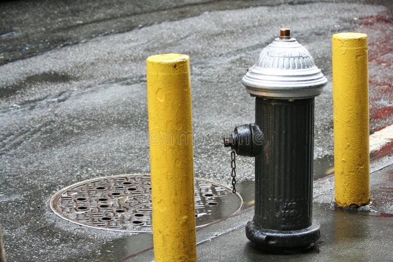 New York Fire Hydrant stock photo. Image of sidewalk, urban - 5040250