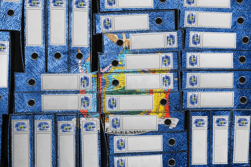New York Flag Colors Folder Stack, Bureaucracy and Government ...
