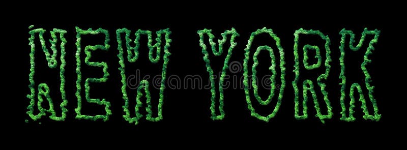 New York Forest, New York Urban Canopy Stock Illustration ...