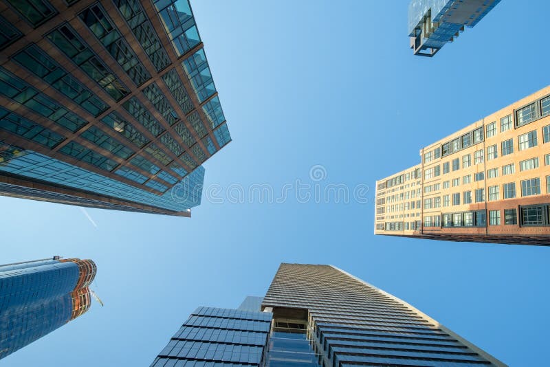 New York High Rise Buildings Stock Photo - Image of scene, modern ...