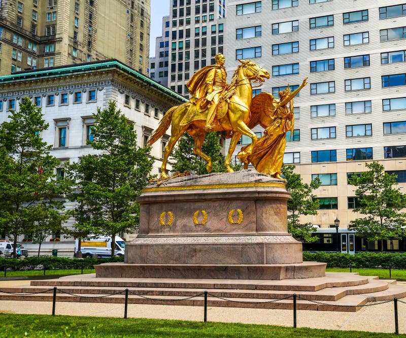 General Sherman Monument in Manhattan Editorial Image - Image of riding ...