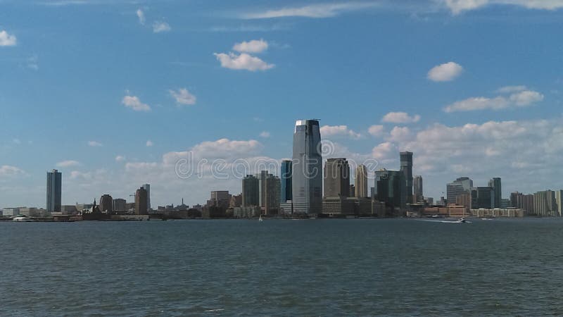New York Layout from the Sea, USA Stock Photo - Image of york, amazing ...