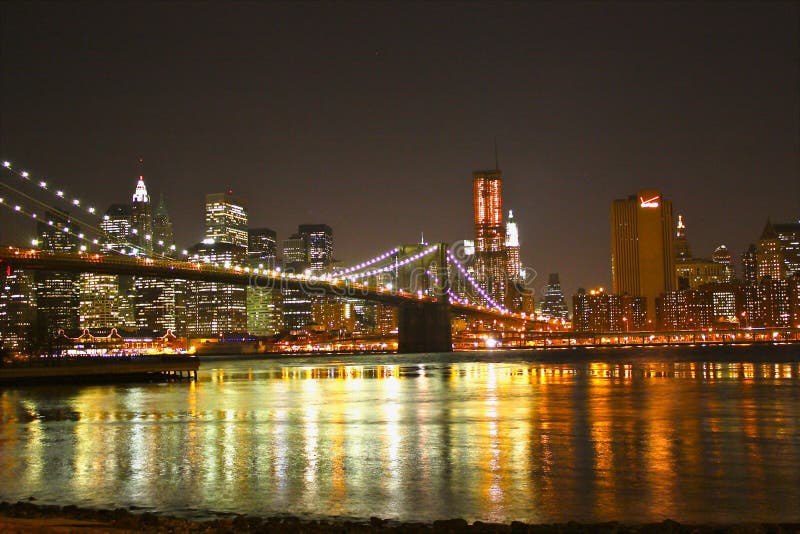 Brooklin bridge editorial stock image. Image of manhattan - 166411064