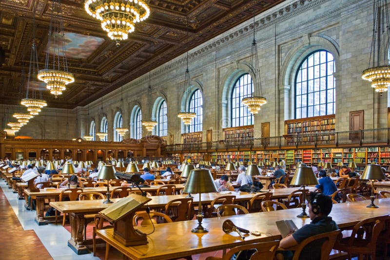 New York editorial stock image. Image of people, library - 63000794