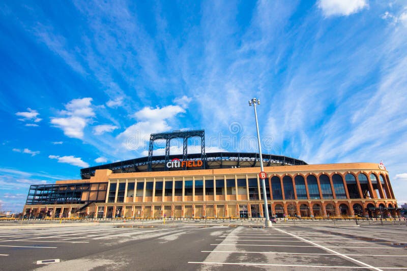 The Famous Shea Stadium Home Run Apple on Mets Plaza in the Front of ...