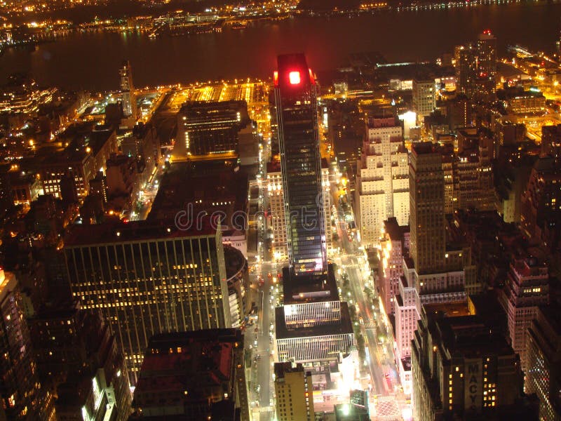 New York by night stock image. Image of panorama, sightsee - 26614429