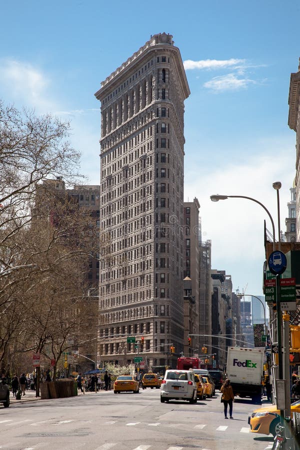 Flatiron Fuller Building In Nyc In The Morning Editorial Stock Image
