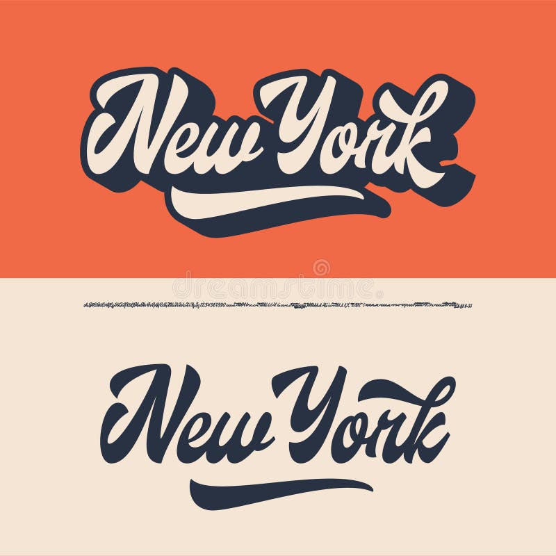 Brush Script Font stock vector. Illustration of sign - 299924498