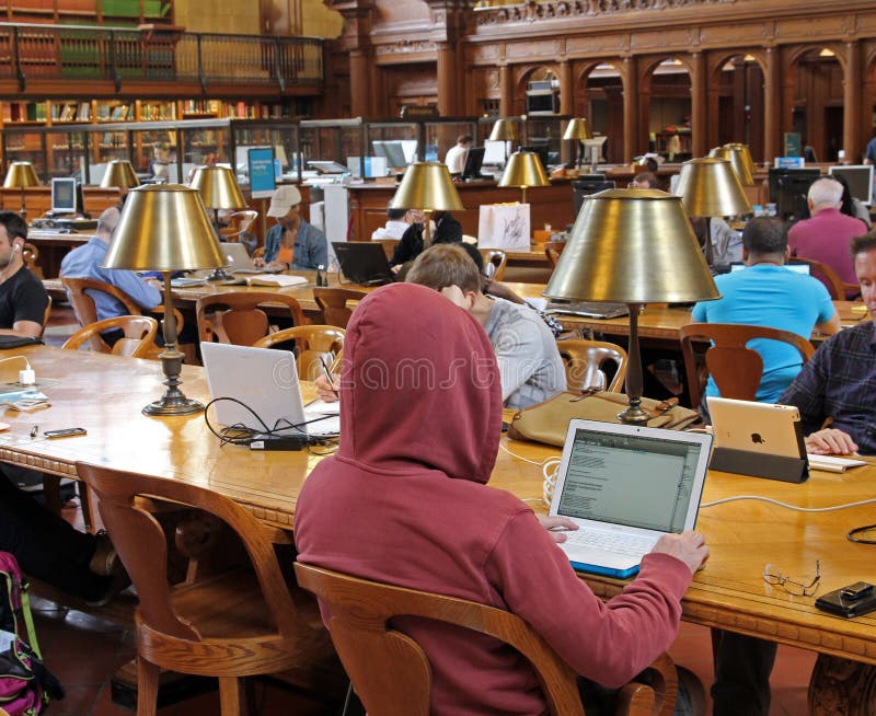 The New York City Public Library Editorial Stock Photo - Image of ...
