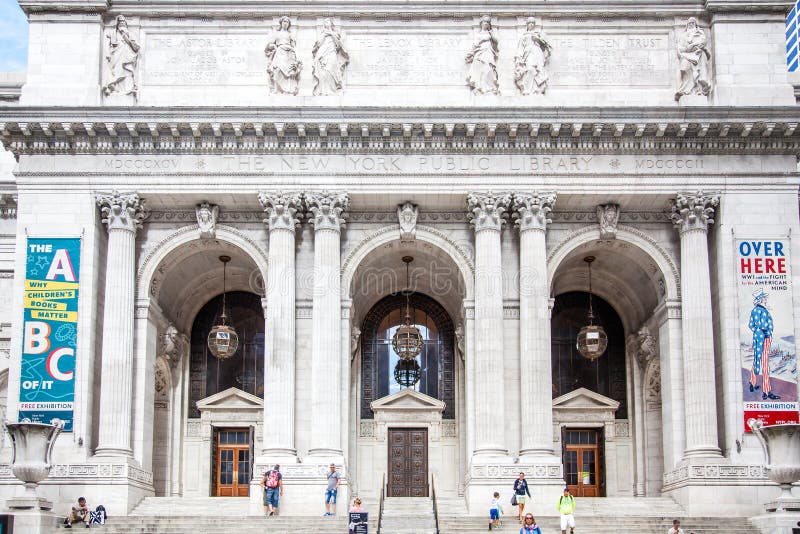 New York Public Library editorial photography. Image of public - 60523142