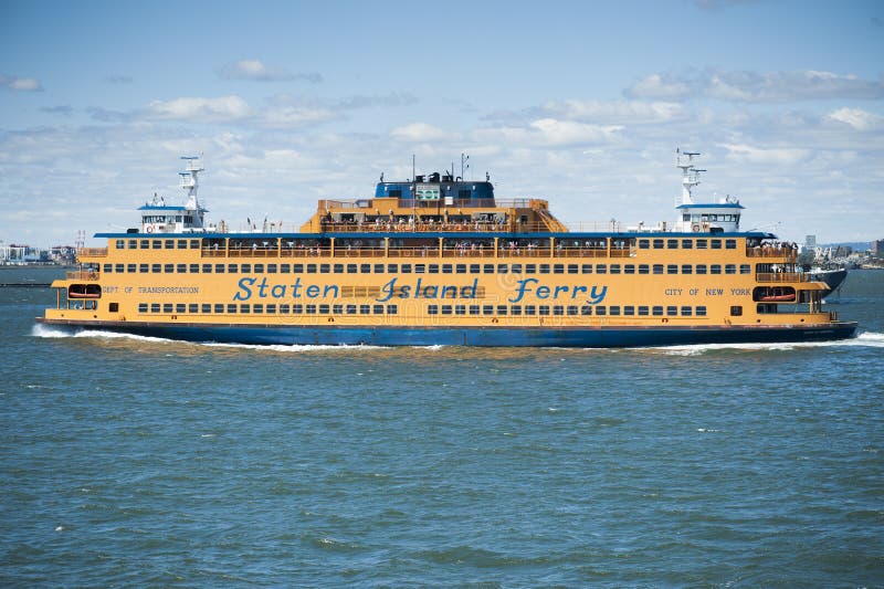 Statten Island Ferry, New York Editorial Stock Photo - Image of york ...