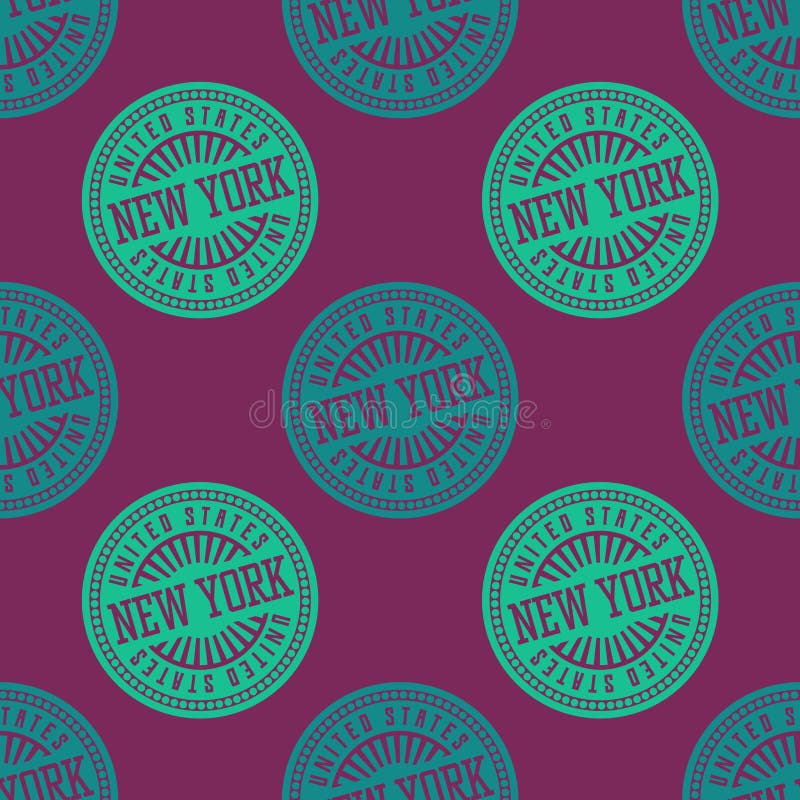 New York seamless pattern stock vector. Illustration of abstract ...