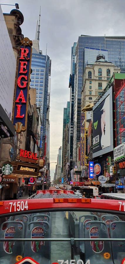 New York Sightseeing Tour Bus Editorial Photo - Image of sightseeing ...