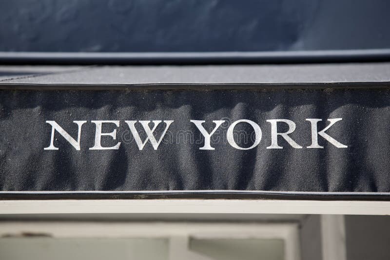 New York City Name Travel Destination Sign White Stock Photos - Free ...