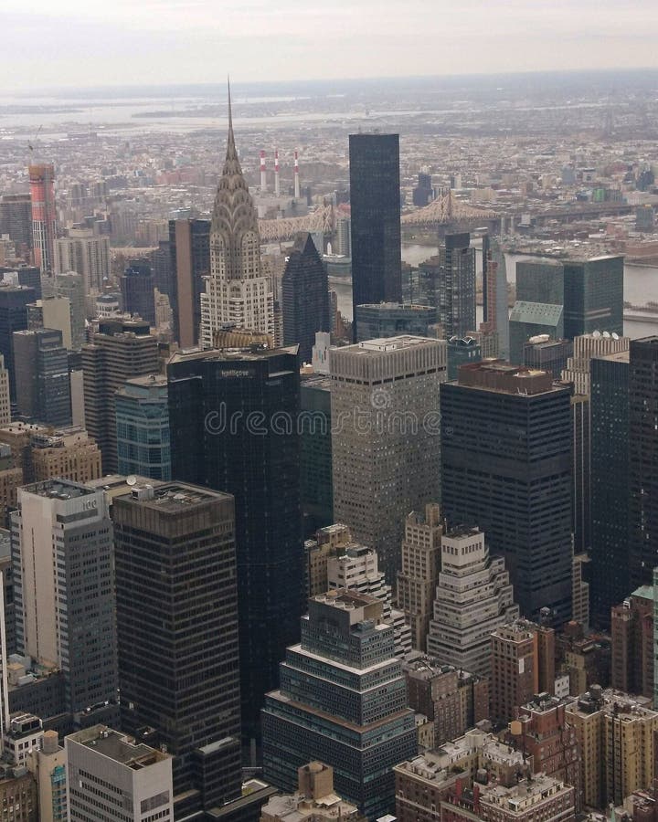 New York skyline mist editorial stock photo. Image of ...