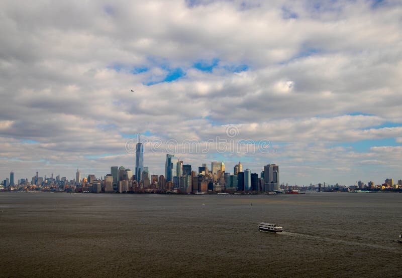 New York Skyline . View from Brooklyn Side . November ,2018. Editorial ...