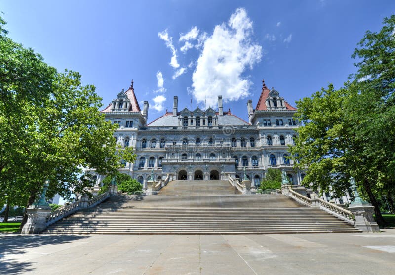 New York State Capitol Building, Albany Stock Image - Image of capitol ...