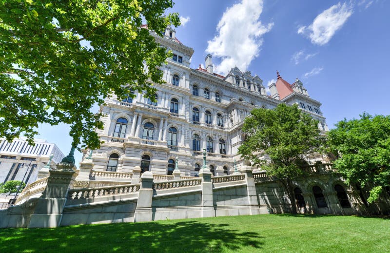 New York State Capitol Building, Albany Stock Image - Image of ...