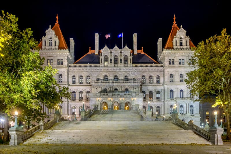 The New York State Capitol Building Stock Photo - Image of york ...