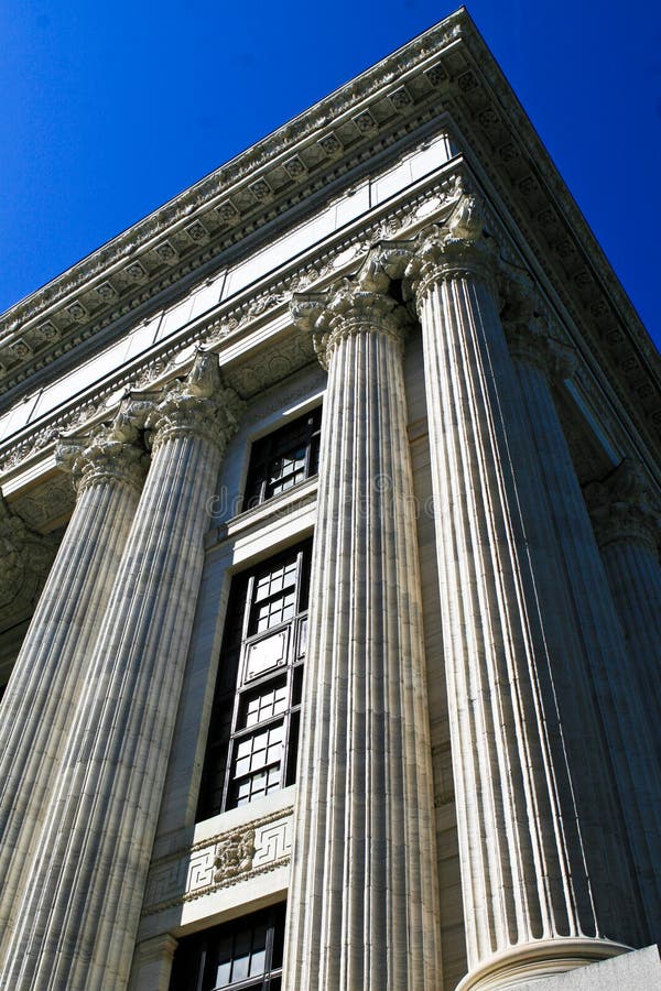 Ornate Columns Of The State Education Building, Albany, NY Stock Image ...