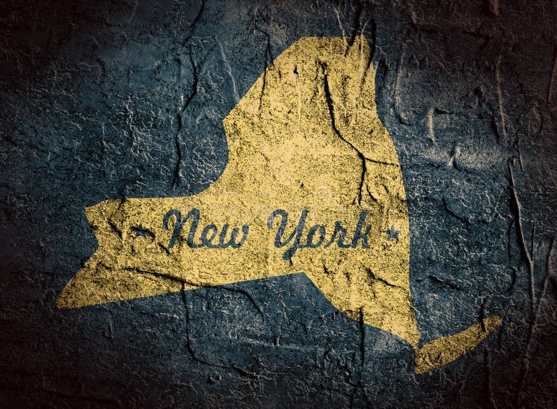 New york state map stock illustration. Illustration of landmark - 53575017