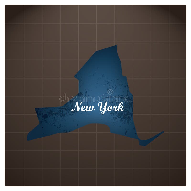 New York State Map. Vector Illustration Decorative Design Stock Vector ...